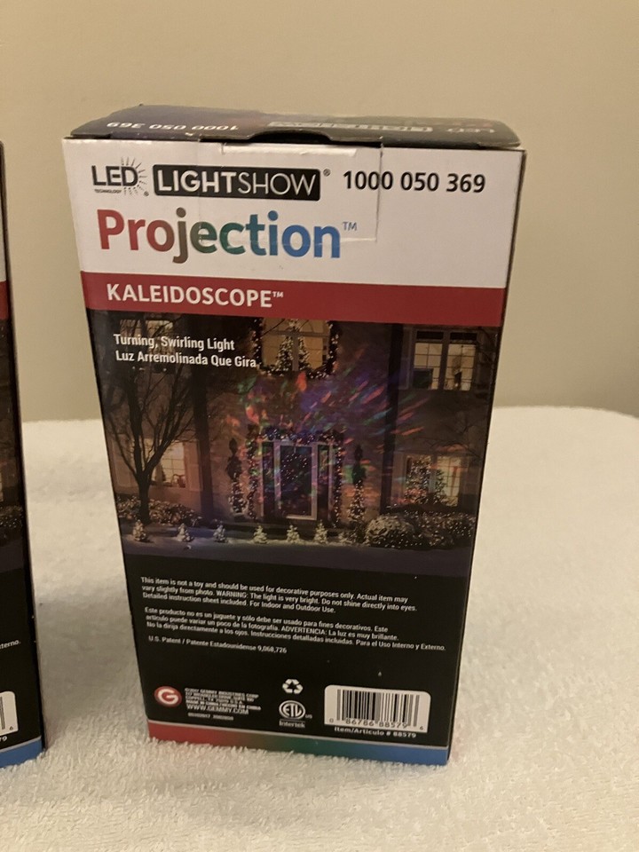 2 led lightshow Light projector Outdoor Kaleidoscope Spotlight Red And ...