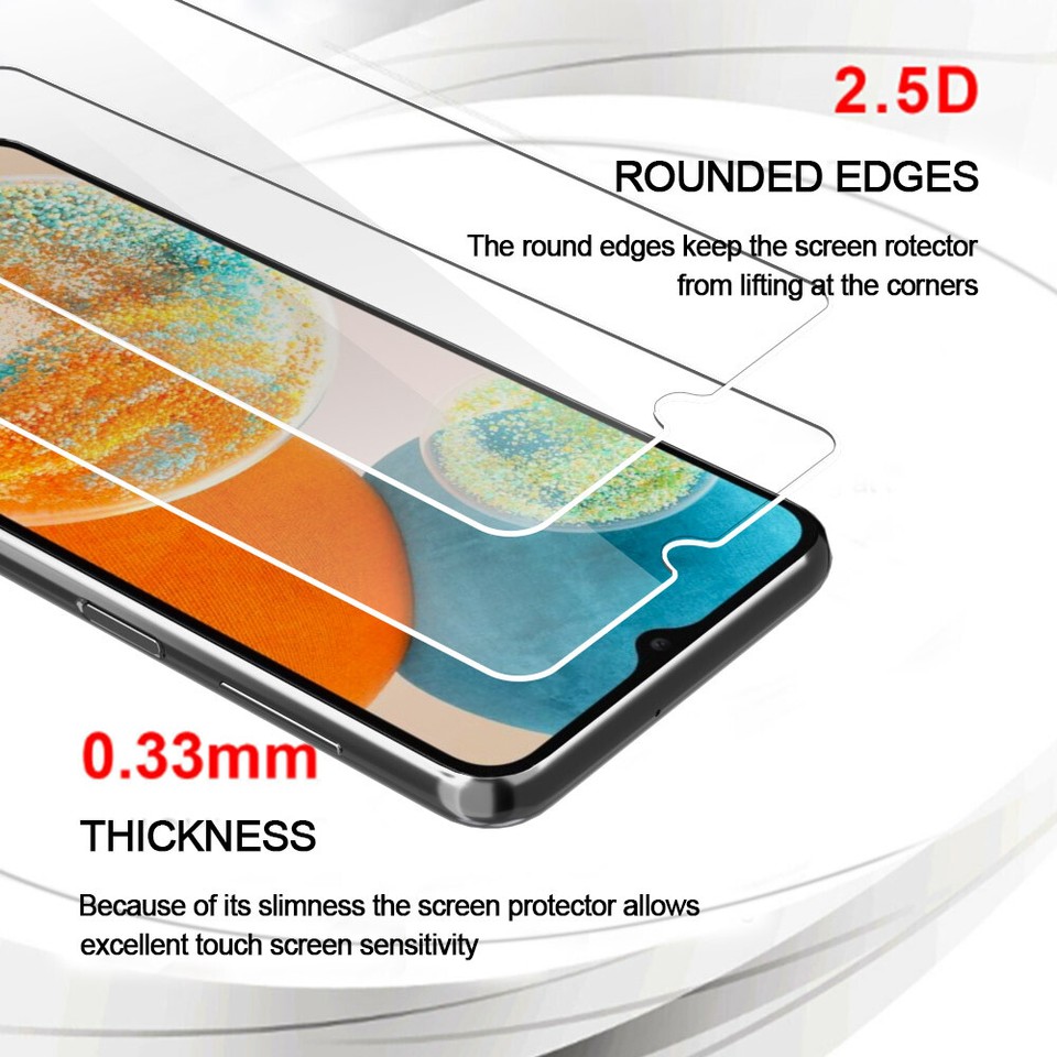 For Samsung Galaxy A23 5G Case Shockproof Rugged Cover+Tempered Glass ...