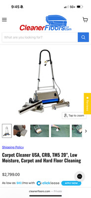 20” CRB Carpet Agitator & Hard Surface Scrubber | eBay