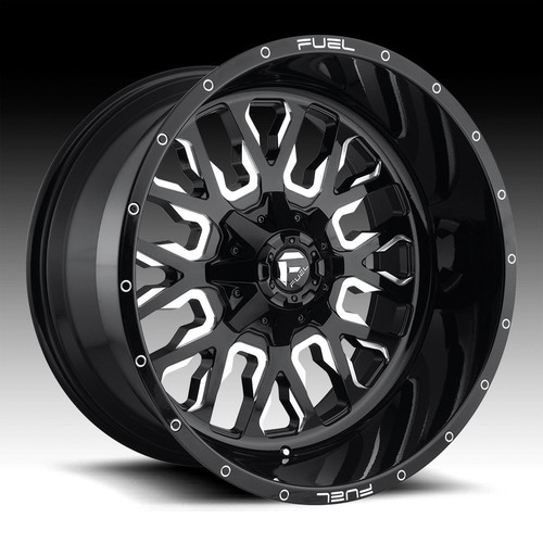 Fuel D611 Stroke Gloss Black Milled 20x10 6x135 / 6x5.5 -19mm ...