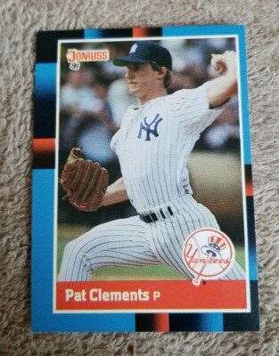 1988 Donruss #52 Pat Clements New York Yankees Baseball Card | eBay