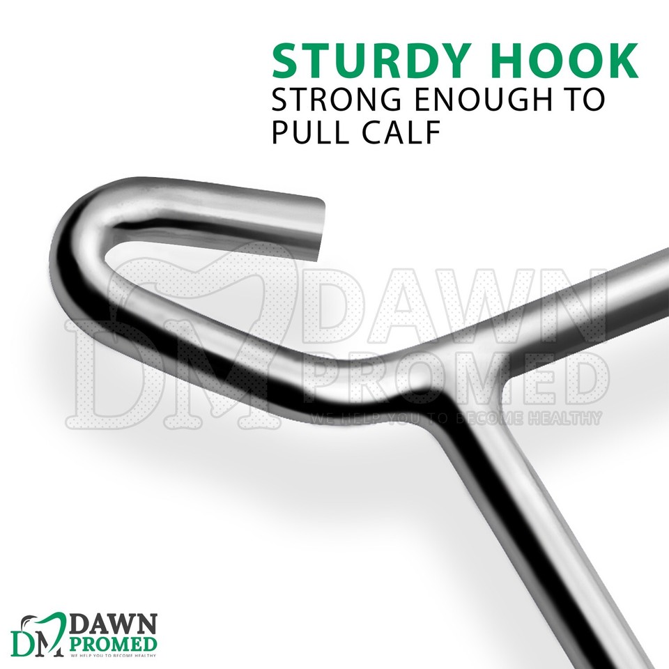 7 Pcs Calf Puller OB Handle & OB Chains Cattle Birthing Delivery ...