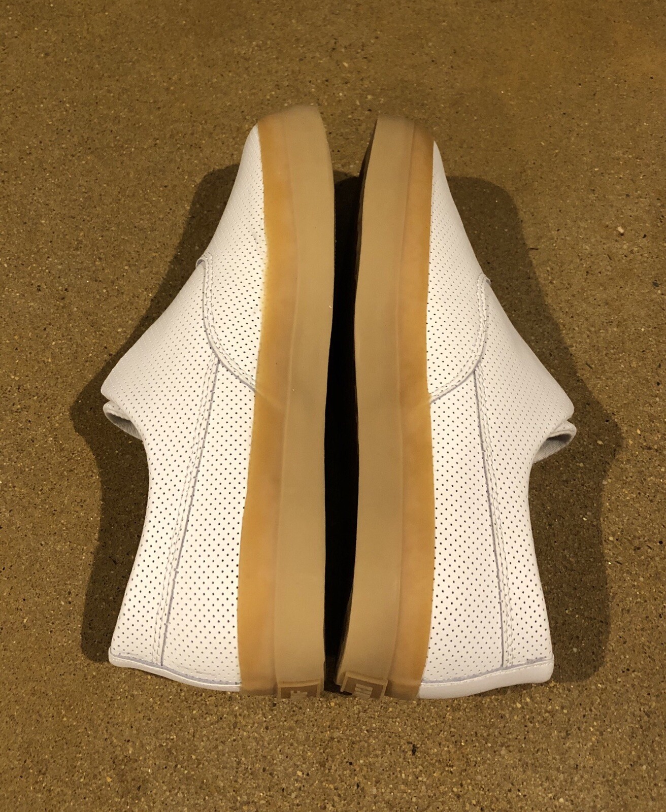 HUF Dylan Slip On White Perf Size 5 Skateboarding Shoes Sneakers Dylan ...