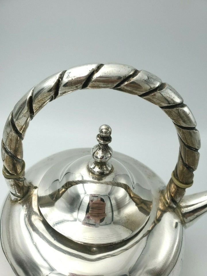Classic Style Vintage Sterling Silver Teapot with Twisted Handle 9993 ...
