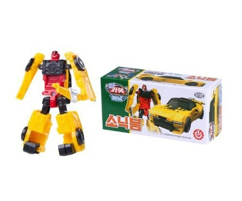 Hello Carbot Mini Sonic Boom Mini Bot Series Transformer Robot Car Toy ...