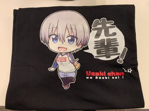 Uzaki-chan wa Asobitai T-Shirt XL Sugoi Dekai Anime Hana Uzaki Rom Com ...