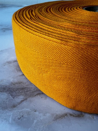 French 100% Cotton Wide Webbing Twill Tape 50mm Wide - sold by the ...