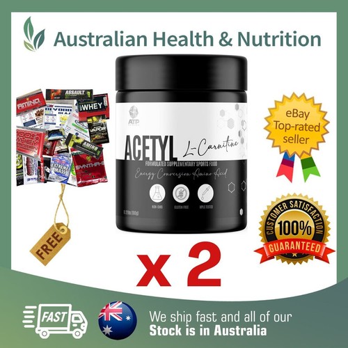 2 x ATP SCIENCE ACETYL L-CARNITINE 100GM + FREE SAME DAY SHIPPING ...
