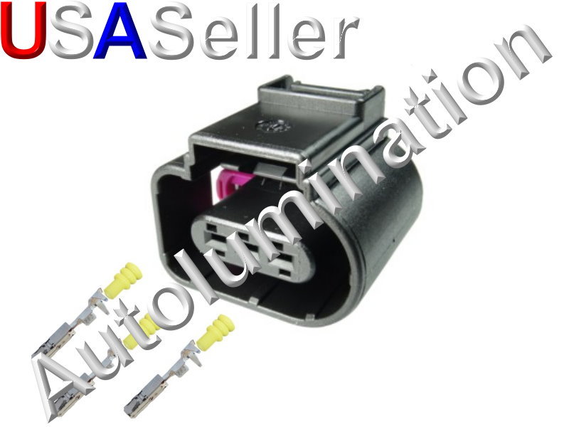 3Pin Pigtail Plug Wiring Harness Connector 8K0973703 Audi VW SKODA ...