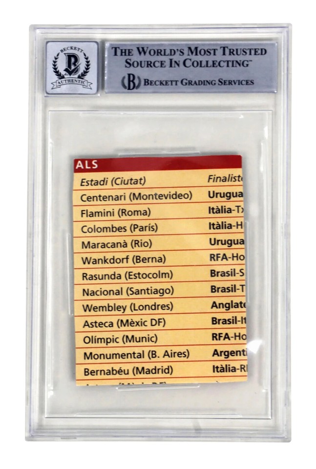 Ronaldo Nazario Signed 1994 El Mundo Deportivo Rookie Card #88 – BGS 10 ...