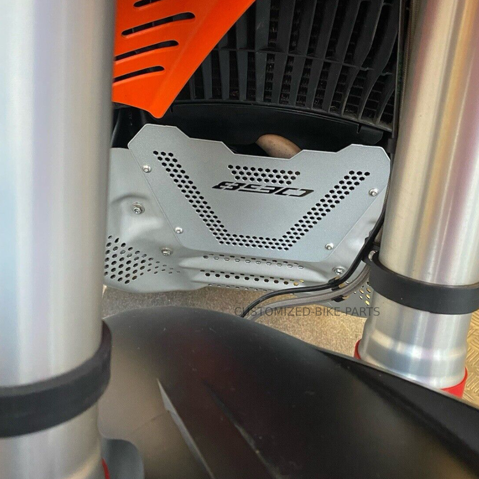 KTM 890 Adventure R S Engraved Engine Guard Bash Plate Cover Mud ...