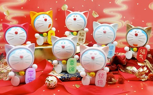 Doraemon Full of Fortune Lucky Cat Series Blind Box Confirmed Figure ...