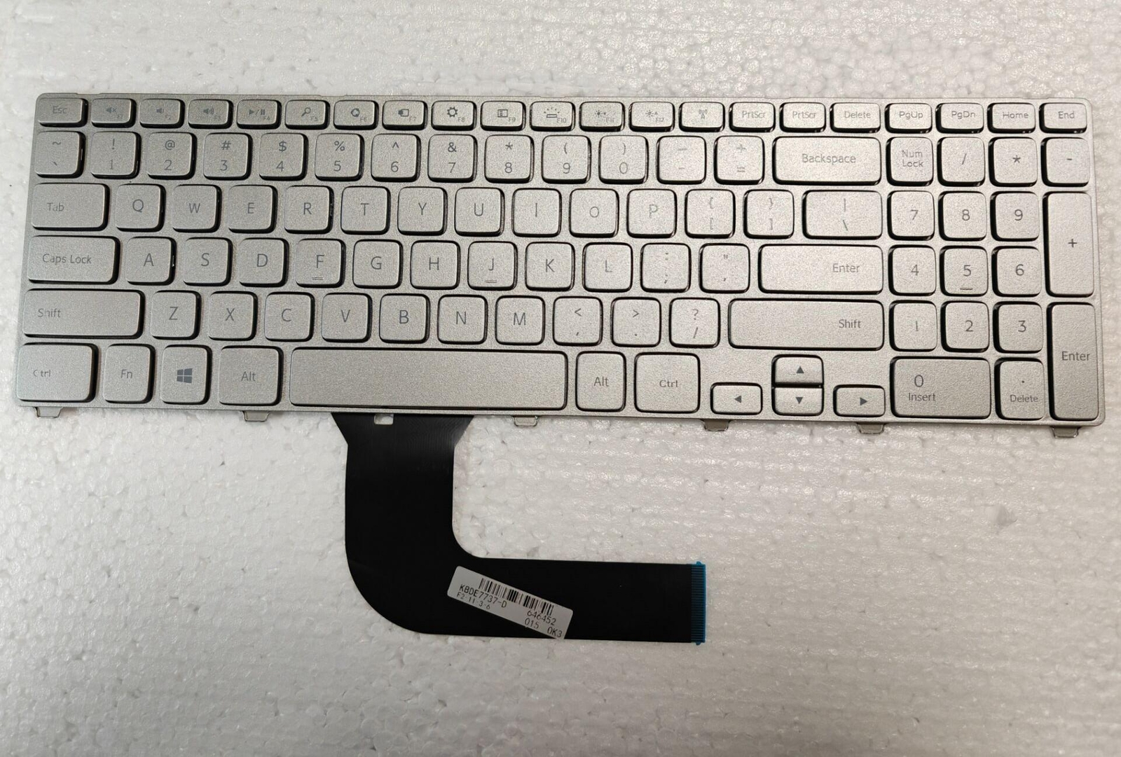 US Keyboard For Dell Inspiron 17 7000 7746 7737 15HR No Backlit silver ...