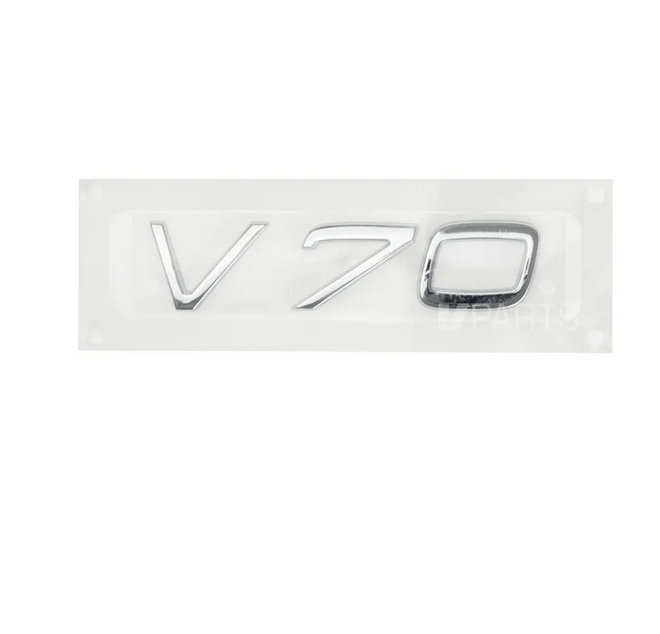 For Volvo V70 Rear Emblem Boot Trunk Sticker Badge Letter Silver Chrome ...