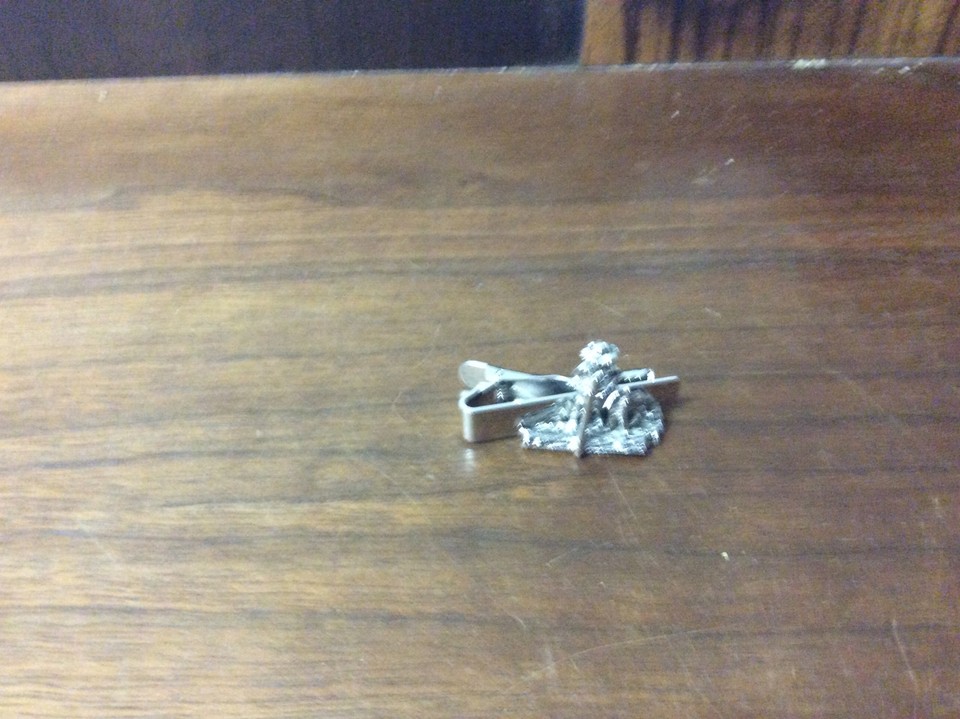 Silvertoned Man And Dog Men’s Tie Clip By Sarah Cov | eBay UK