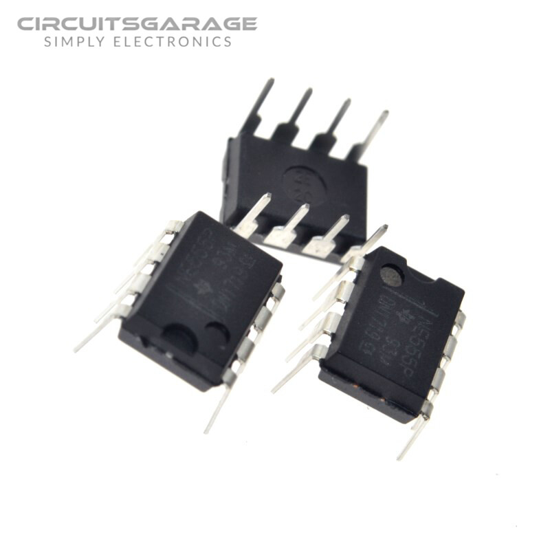 20 X TI NE555 555 Timer IC Integrated Circuit Chip DIP-8 SA555 SE555 ...