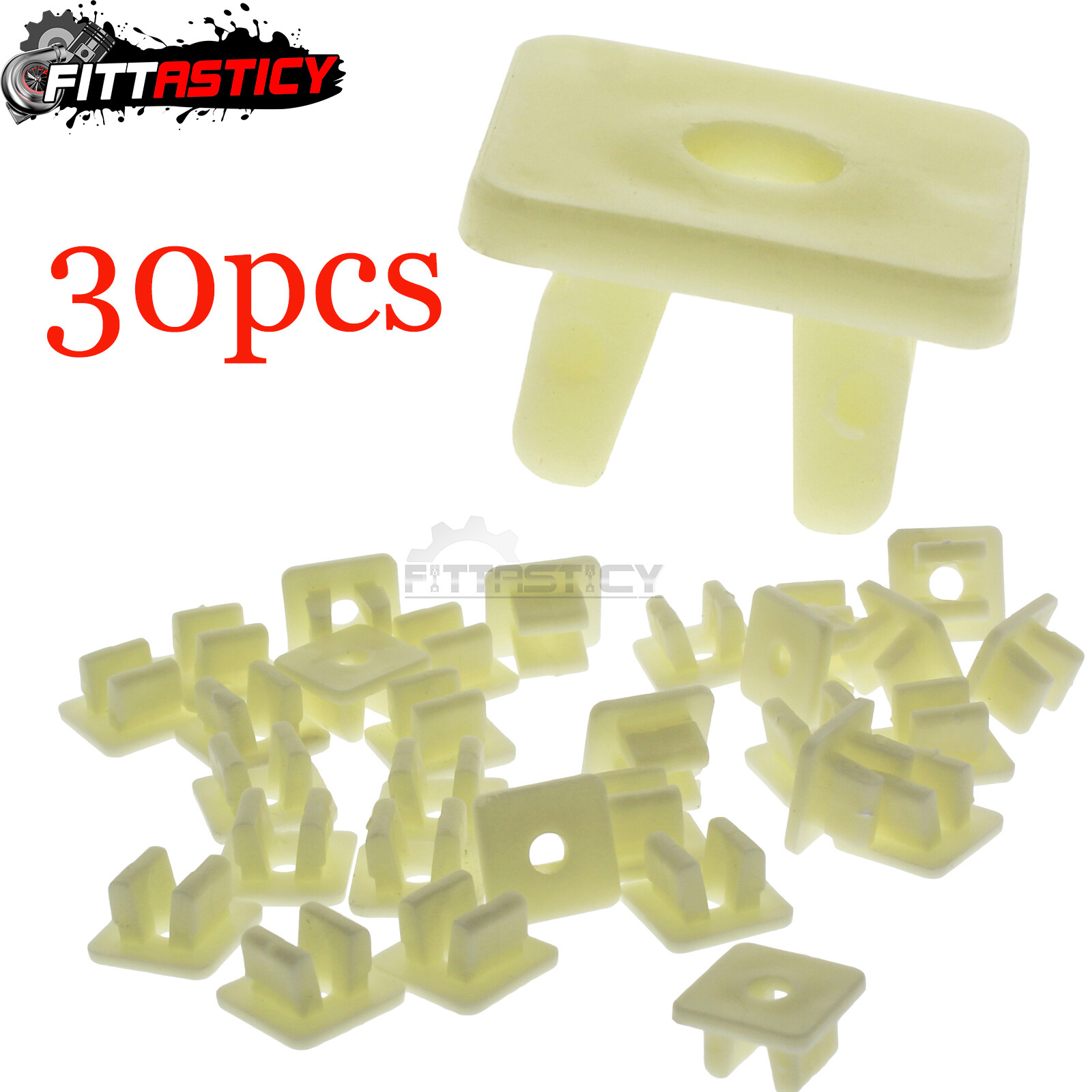 30X Nylon Nut #10 Screw Grommet Clip #9018906010 For Honda Toyota Mazda ...