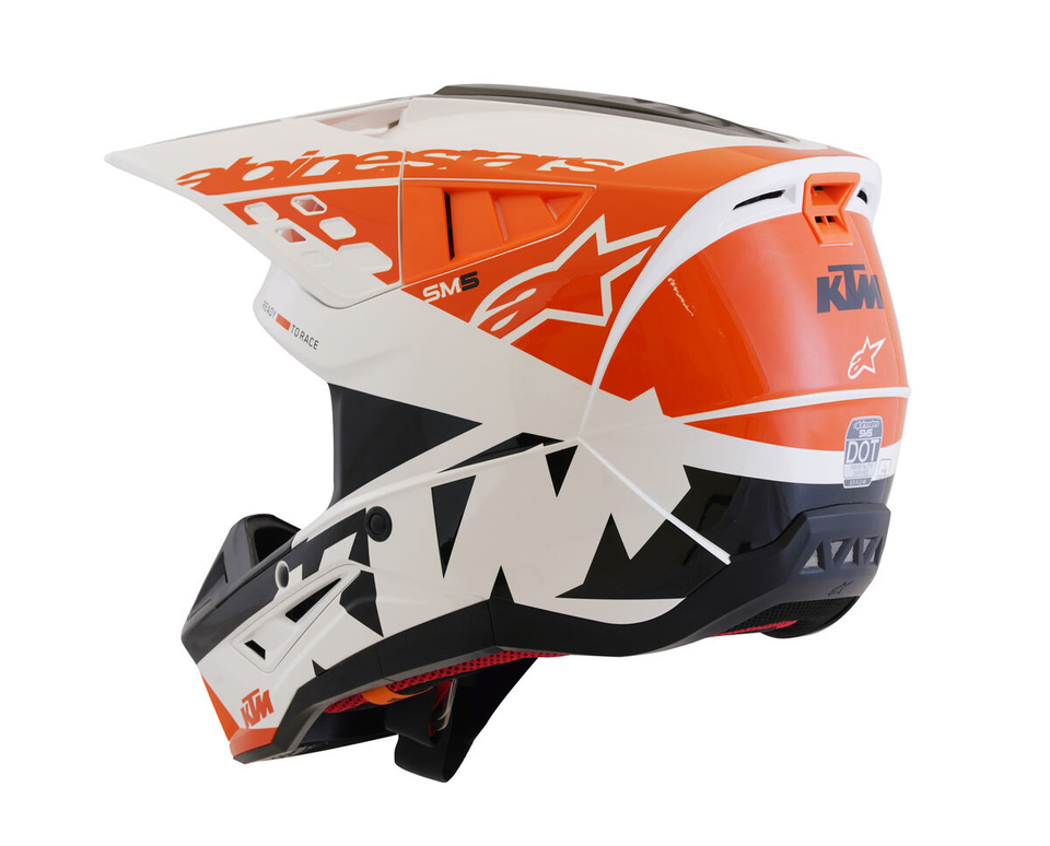 KTM Alpinestars Supertech M5 Offroad Dirtbike Orange Motocross Racing ...