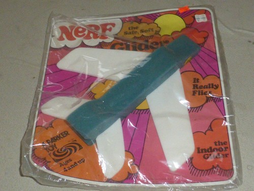 VINTAGE NERF INDOOR JET GLIDER FOAM PLANE BY PARKER TOY NEW 1976 | eBay