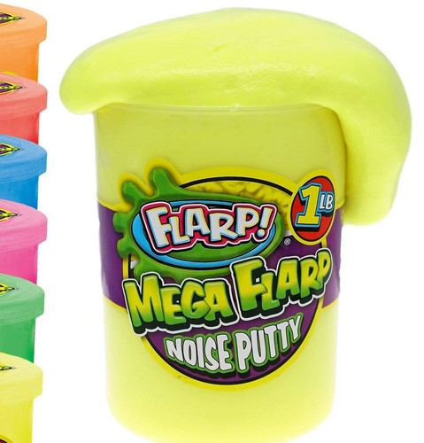 JA-RU 1 Pound Mega Flarp Noise Putty Scented (1 Unit), Fidget Toy ...