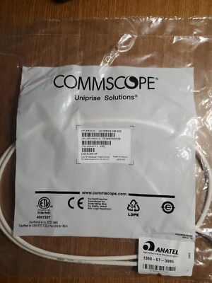 CommScope UNC5-WH-5F U/UTP RJ45 TO RJ45 Modular Patch Cord, WHITE ...