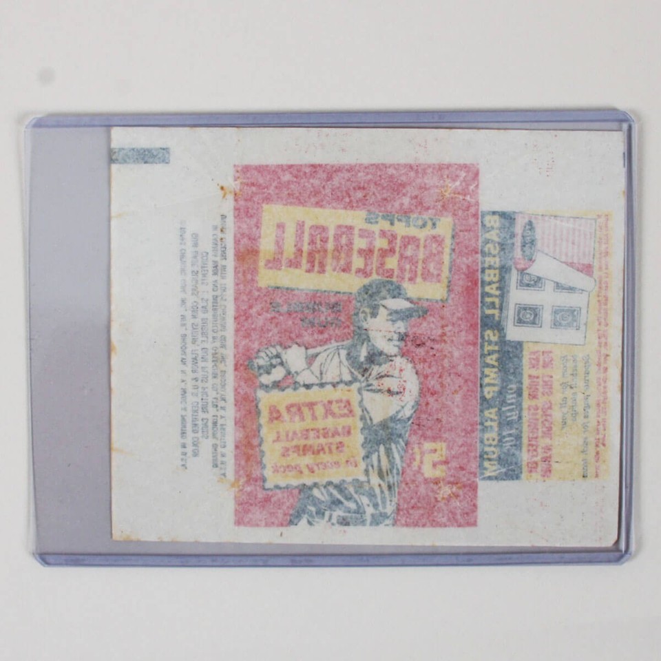 1961 Topps Baseball Card 5-cent Wax Pack Wrapper Ex | eBay