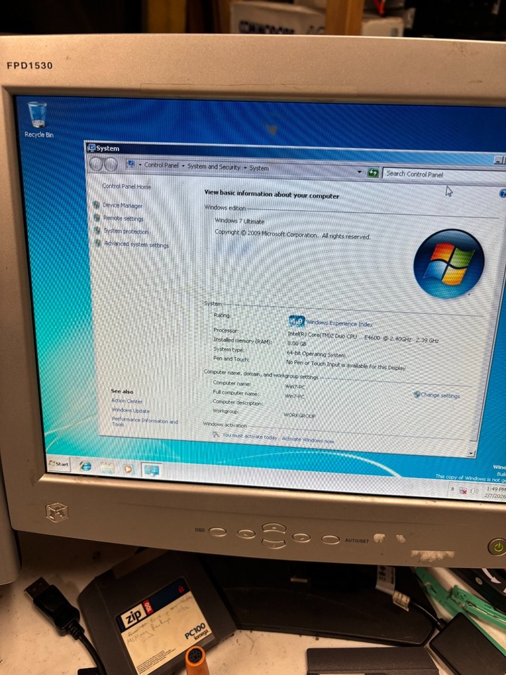 Dell Precision T3400 Tower Intel Core 2 Duo E4600 2.4GHz 8GB 400GB HDD ...