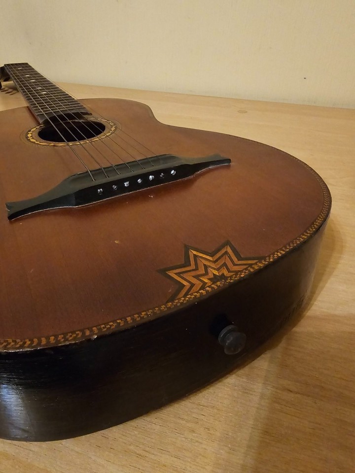 Shikhovo UdSSR Soviet Acoustic Guitar 7 string Russian Vintage Rare 60 ...