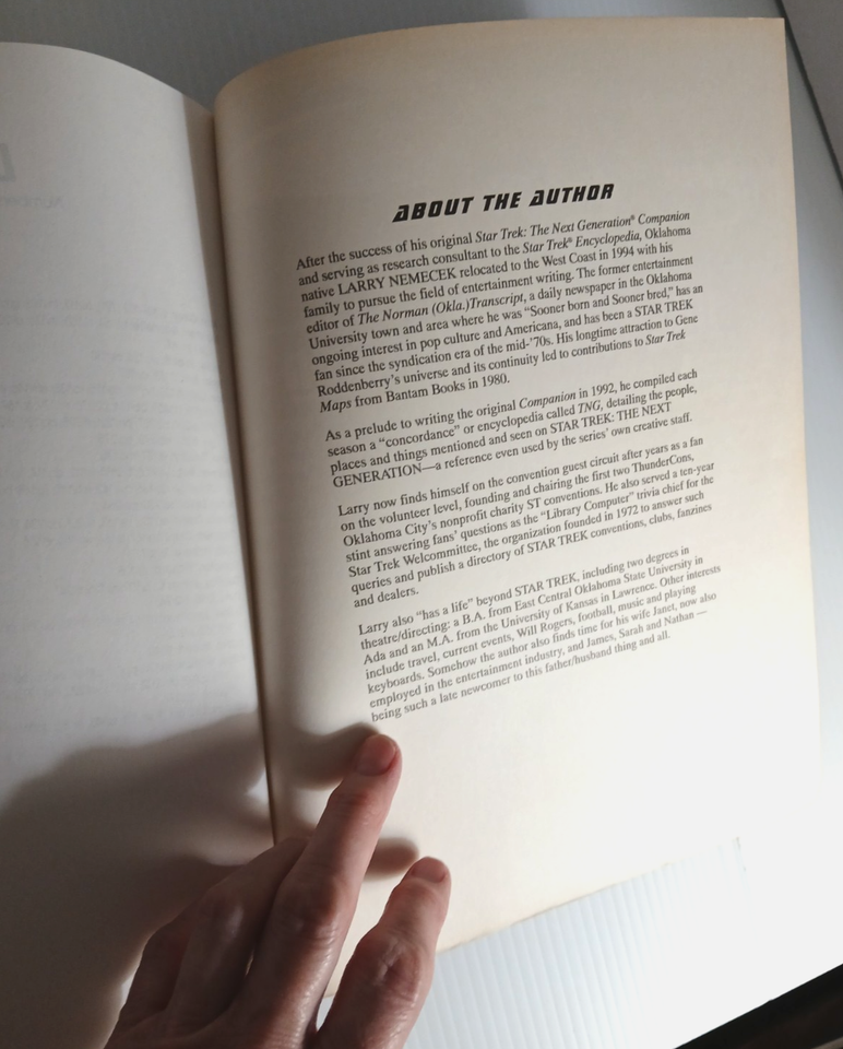 Star Trek The Next Generation Companion Book Revised Includes All Seven ...
