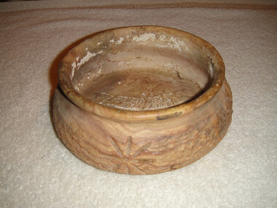 Vintage Comanche Pottery N.C. Bowl Designed By Ron Allen Engraved ...