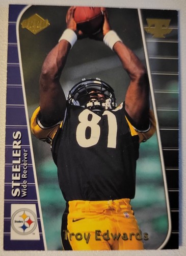 1999 Colector's Edge Triumph Troy Edwards Football Insert Card | eBay