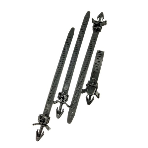 50xCar Line Cable-Ties Zip Wrap Push Rivet Clip Wiring Loom Harness ...