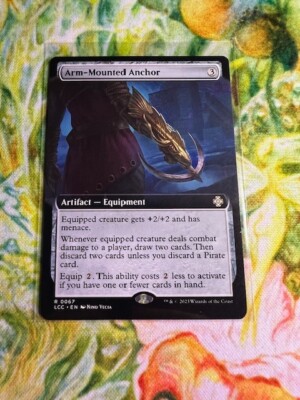 Arm-Mounted Anchor (Extended Art) MTG: LCC *Pack Fresh* | eBay