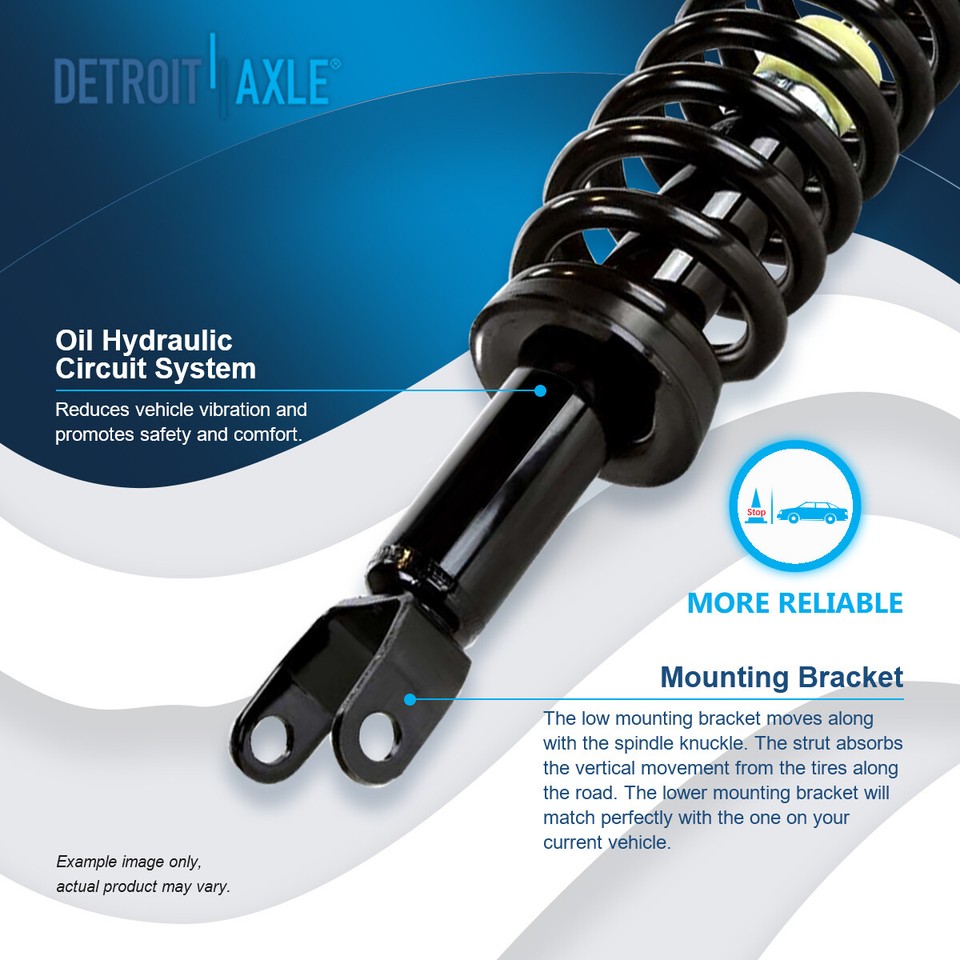 4WD Front Struts w/ Coil Spring Assembly for 2006 - 2008 Dodge Ram 1500 ...