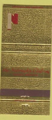 Matchbook Cover - Nebraska Club Lincoln NE 30 Strike | eBay