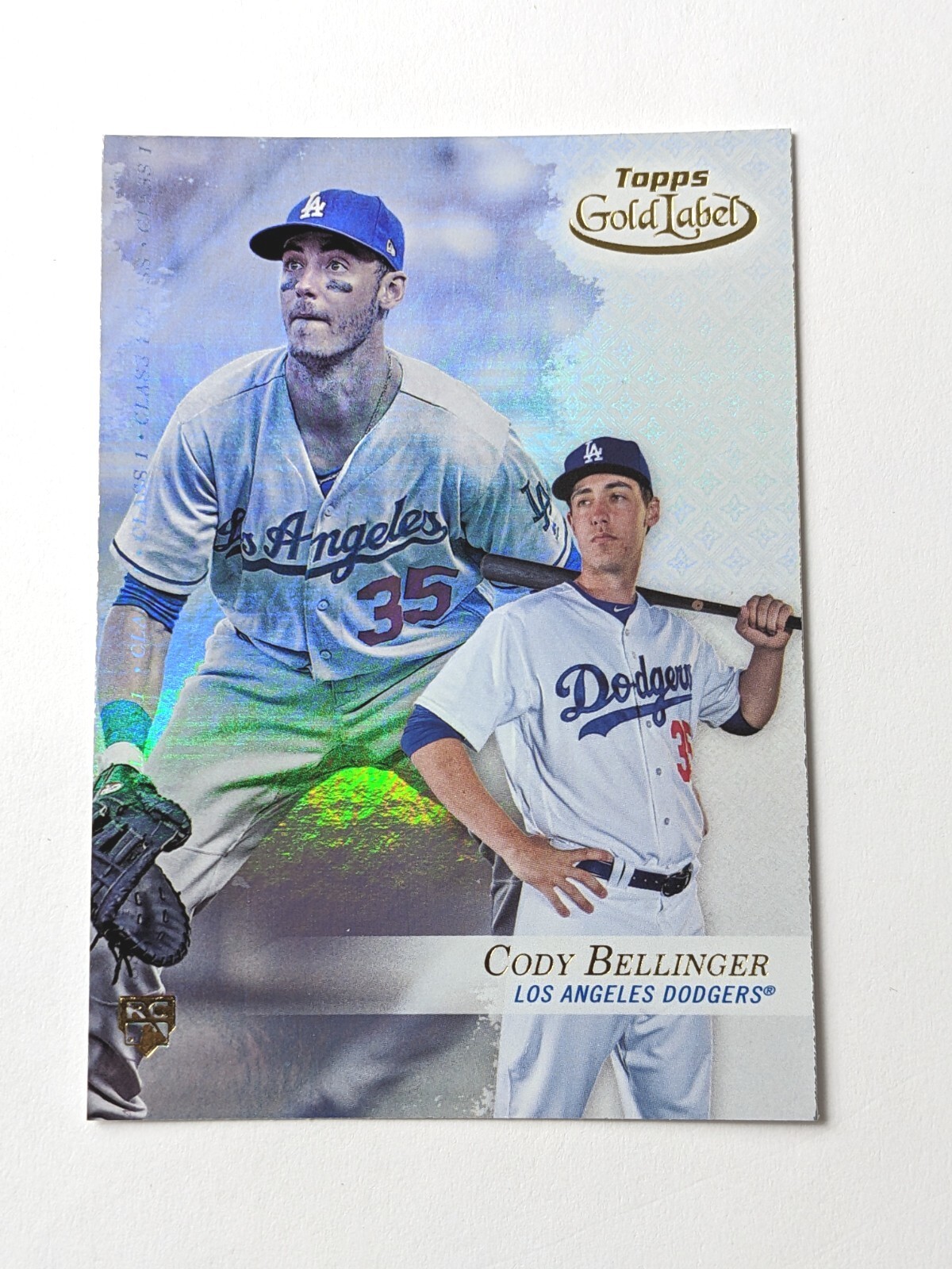 2017 Topps Gold Label Class 1 Black Cody Bellinger #19 Rookie RC | eBay