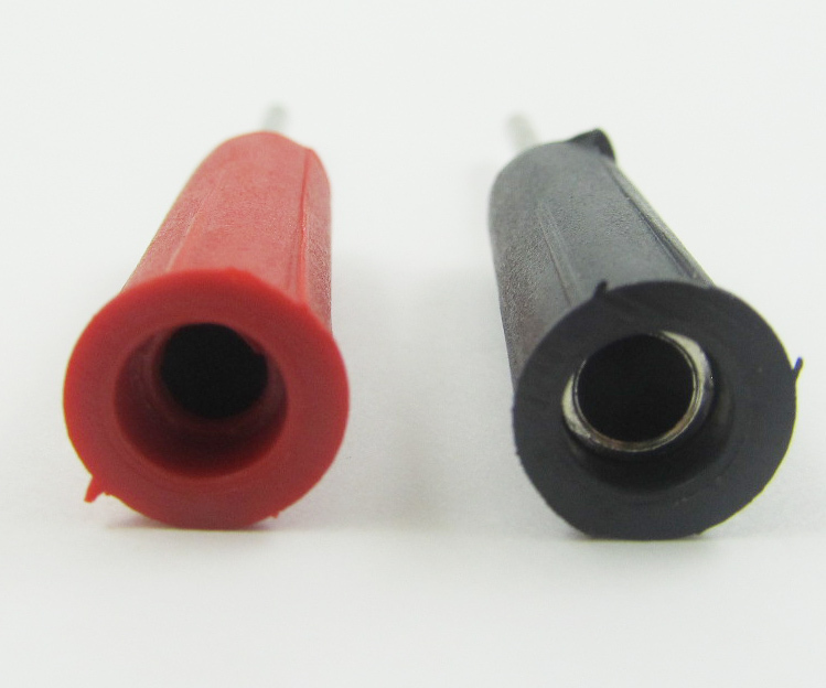 2pcs 4mm Banana Female to 2mm Pin Tip Plug Copper Adapter for ...