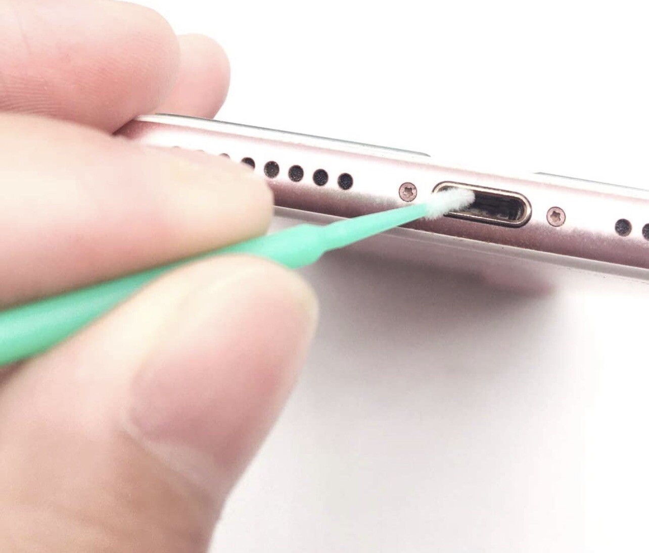 100 Pack Phone Charge Port Cleaning Tool kit,Bendable Mini Soft Round ...