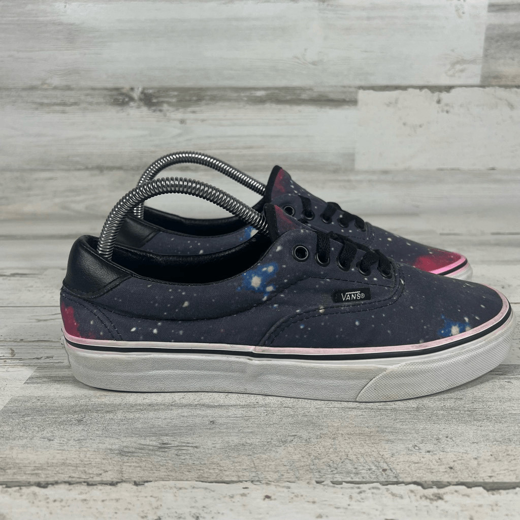 Vans Era 59 Cosmic Black Red Galaxy Space Skate Shoes… - Gem