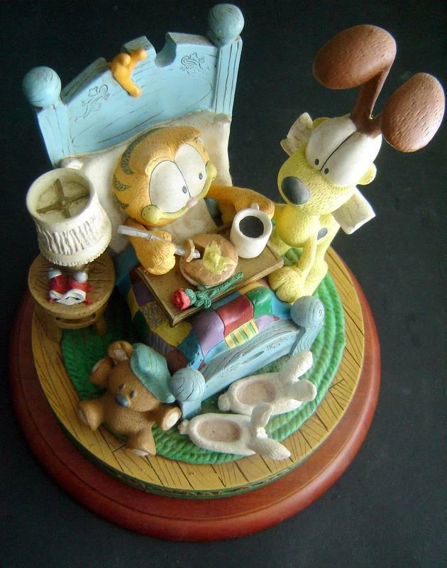 Garfield Eating Breakfast