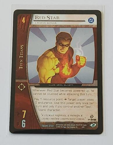 2004 VS SYSTEM RED STAR LEONID KOVAR GAME CARD | eBay