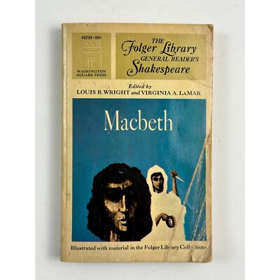 Book Shakespeare Macbeth Folger Library Collections 1969 | eBay