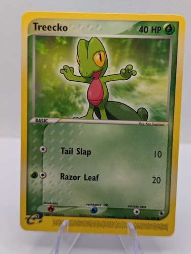 Treecko 76/109 2003 EX Ruby & Sapphire Pokemon Card Non Holo NM+ | eBay