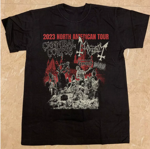 Cannibal Corpse and Mayhem American Tour 2023 T Shirt Mom Gift, Dad ...
