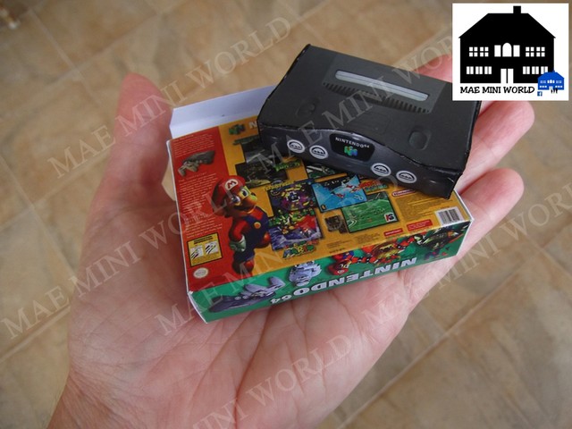 Nintendo 64. Miniature replica. Scale 1/6 Papercraft | eBay