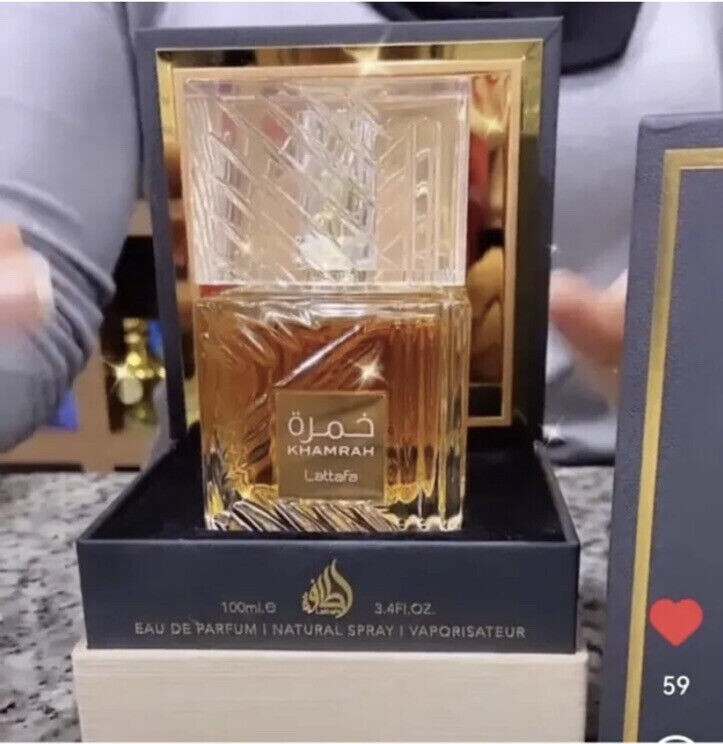 Khamrah Perfumes by Lattafa Eau De Parfum 100ml Amber Vanilla Woody ...
