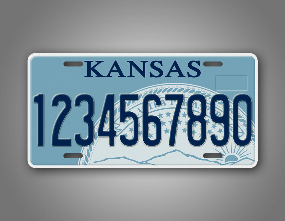 Kansas State License Plate Replica with Personalized Text | eBay
