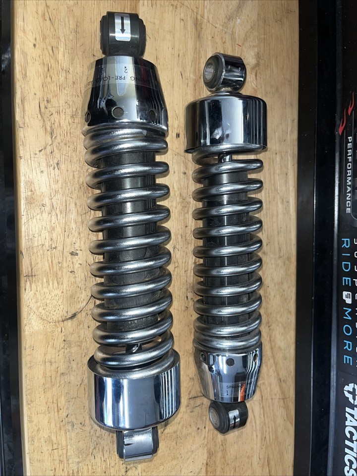 12” Harley Davidson Stock Dyna Rear Shocks | eBay