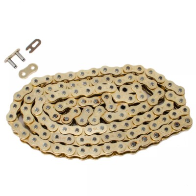 Gold Drive Chain for Yamaha TTR110E 2008-2024 / Kawasaki KLX110 110L ...