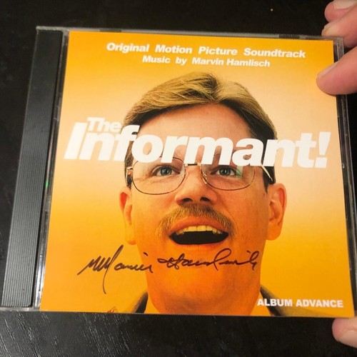 THE INFORMANT! Advance Promo Soundtrack CD SIGNED BY MARVIN HAMLISCH ...
